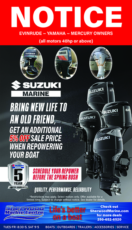 Promotion | Sherwood Marine Centre | Saanichton British Columbia